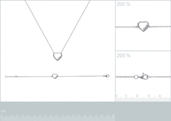 Bracelet Argent COEUR 3 OXYDES | BIJOUX ARGENT FANTAISIE | MADILAR