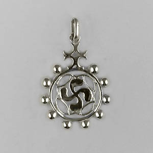 CHAPELET BASQUE | Chapelet Argent ROND Croix BASQUE | BIJOUX RELIGIEUX ...