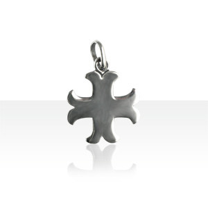 Pendentif Argent CROIX CATHARE GM | BIJOUX OCCITANS | REGIONAUX | MADILAR